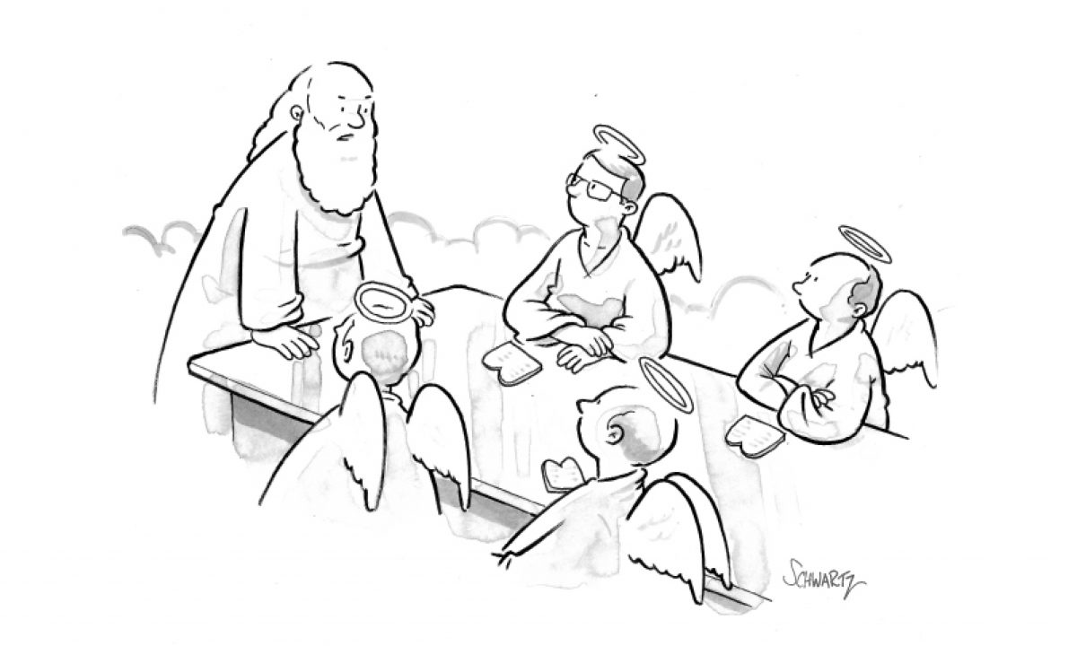 cartoon - Moment Magazine