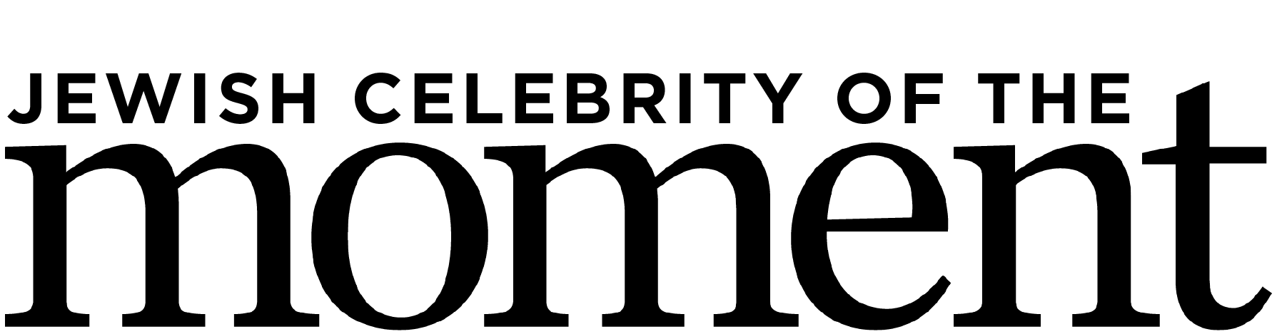 jewish celeb of the moment logo - Moment Magazine